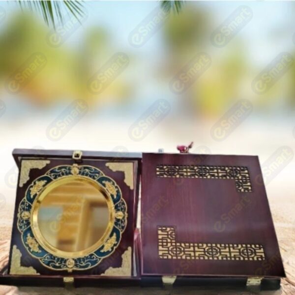 Exquisite Golden Decorative Disc with Wooden – eSmart Bangladesh